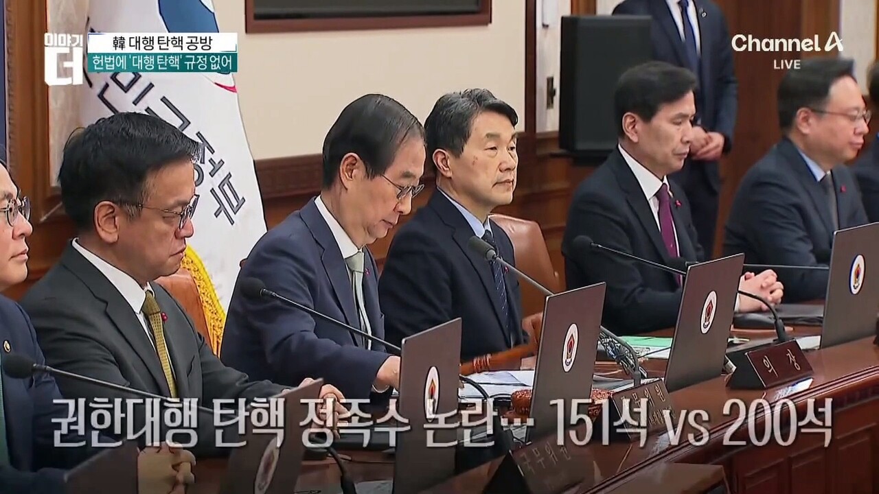한덕수 탄핵소추안 의결정족수 요건 놓고서 200석 vs 151석 논란···현재로선 200석에 힘실려